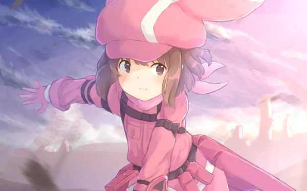 LLENN in Action - Sword Art Online Alternative HD Wallpaper