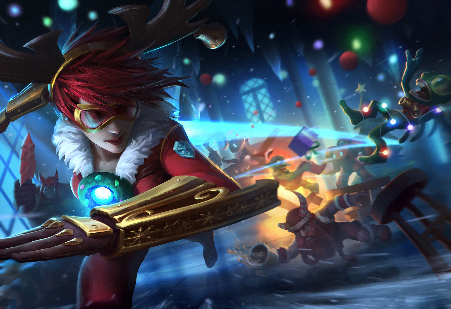 Christmas Tracer Overwatch HD Wallpaper – Festive Holiday Gameplay ...
