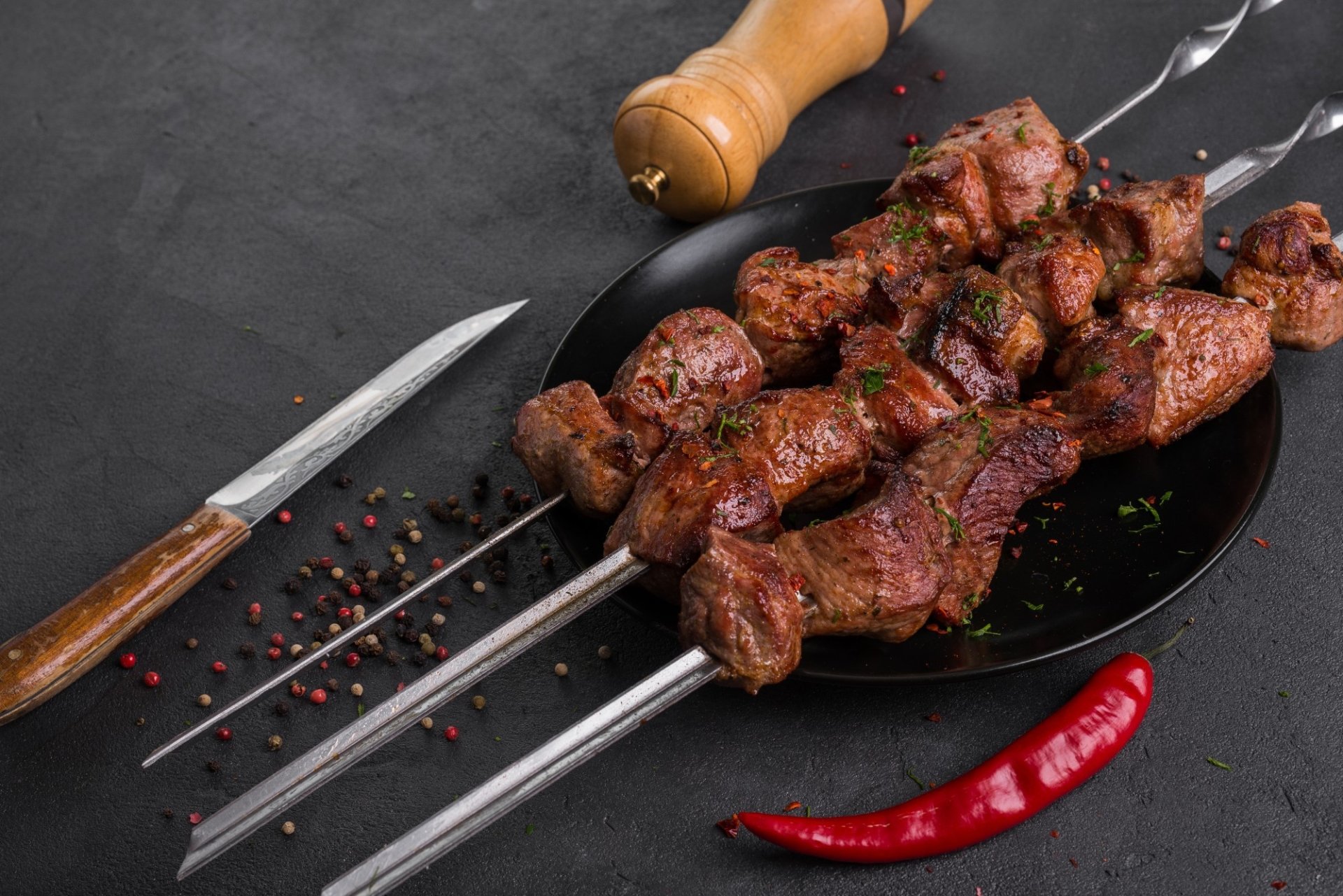 Savory Barbecue Meat Still Life HD Wallpaper | 2000x1334 | Wallpaper Abyss