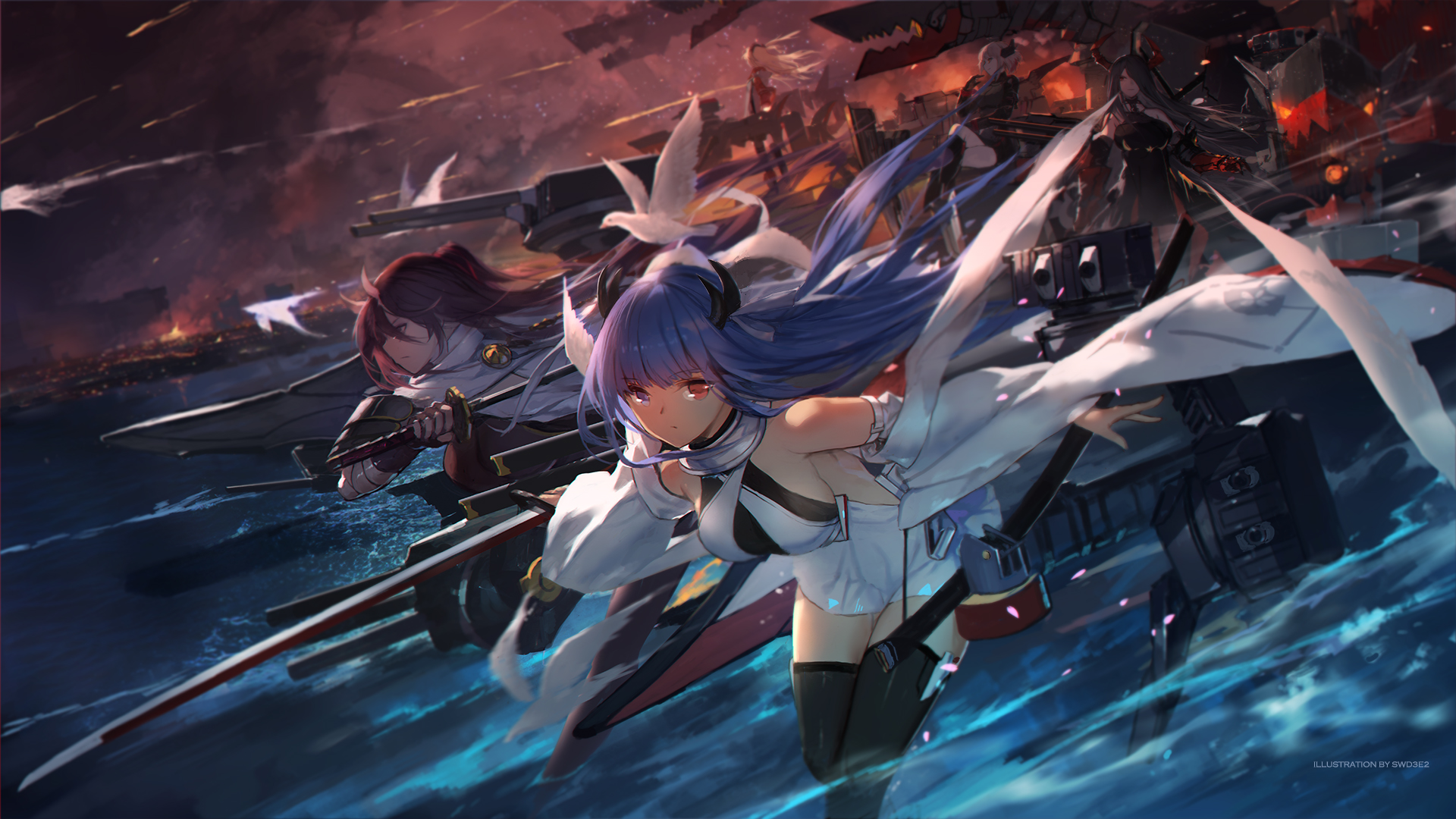 Azur Lane HD Wallpaper by swd3e2