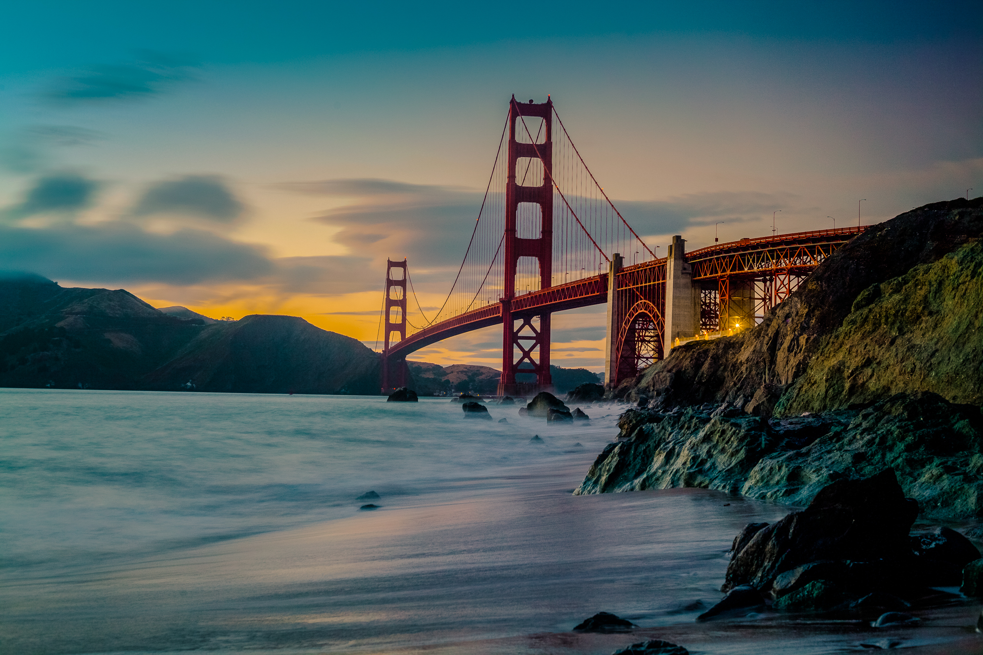 Download Coast Bridge Man Made Golden Gate HD Wallpaper