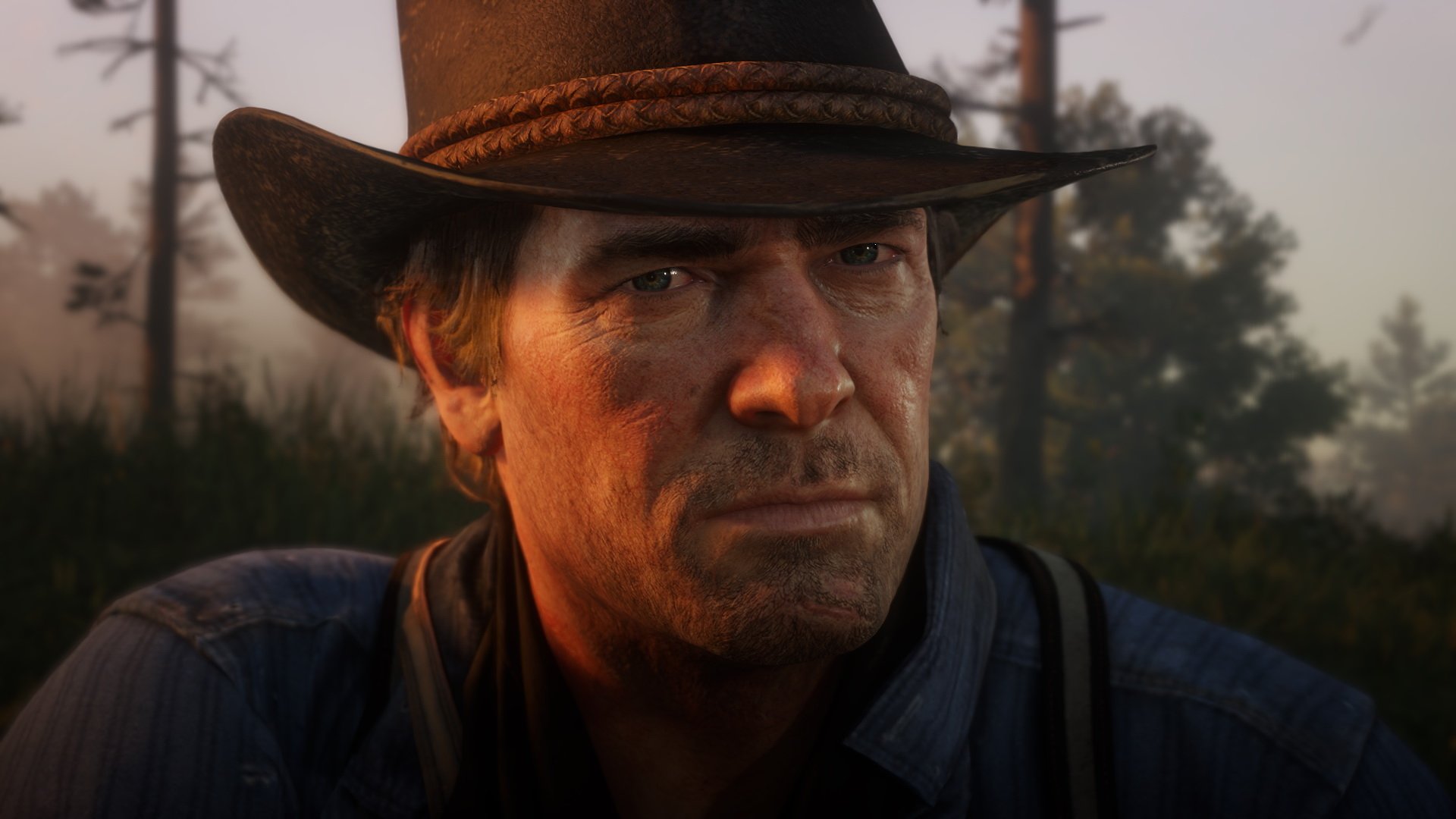 Arthur Morgan: RDR2 HD Wallpaper — Outlaw's Gaze