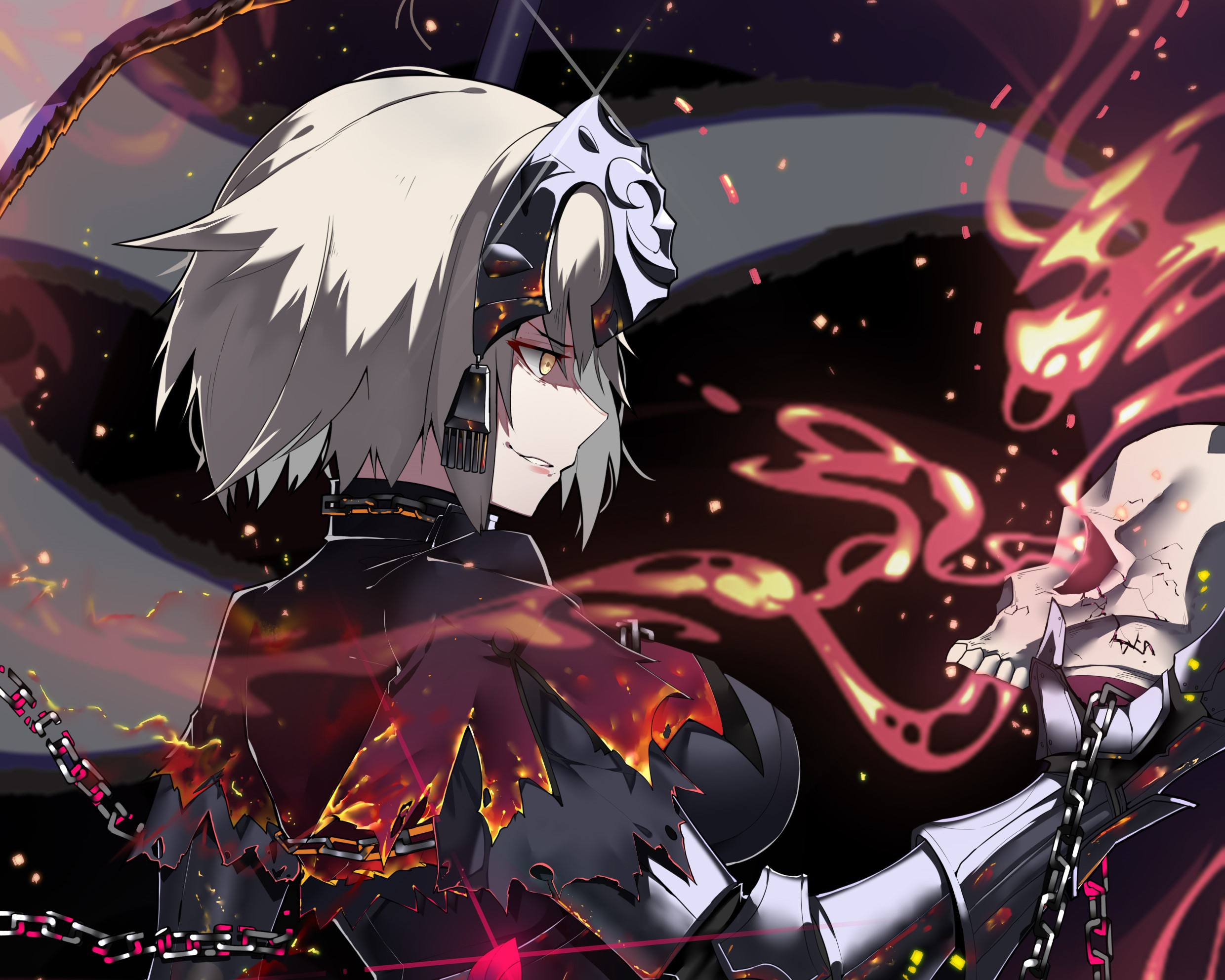 Jeanne d'Arc Alter Avenger – Fiery Chains and a Wicked Smile | Fate ...