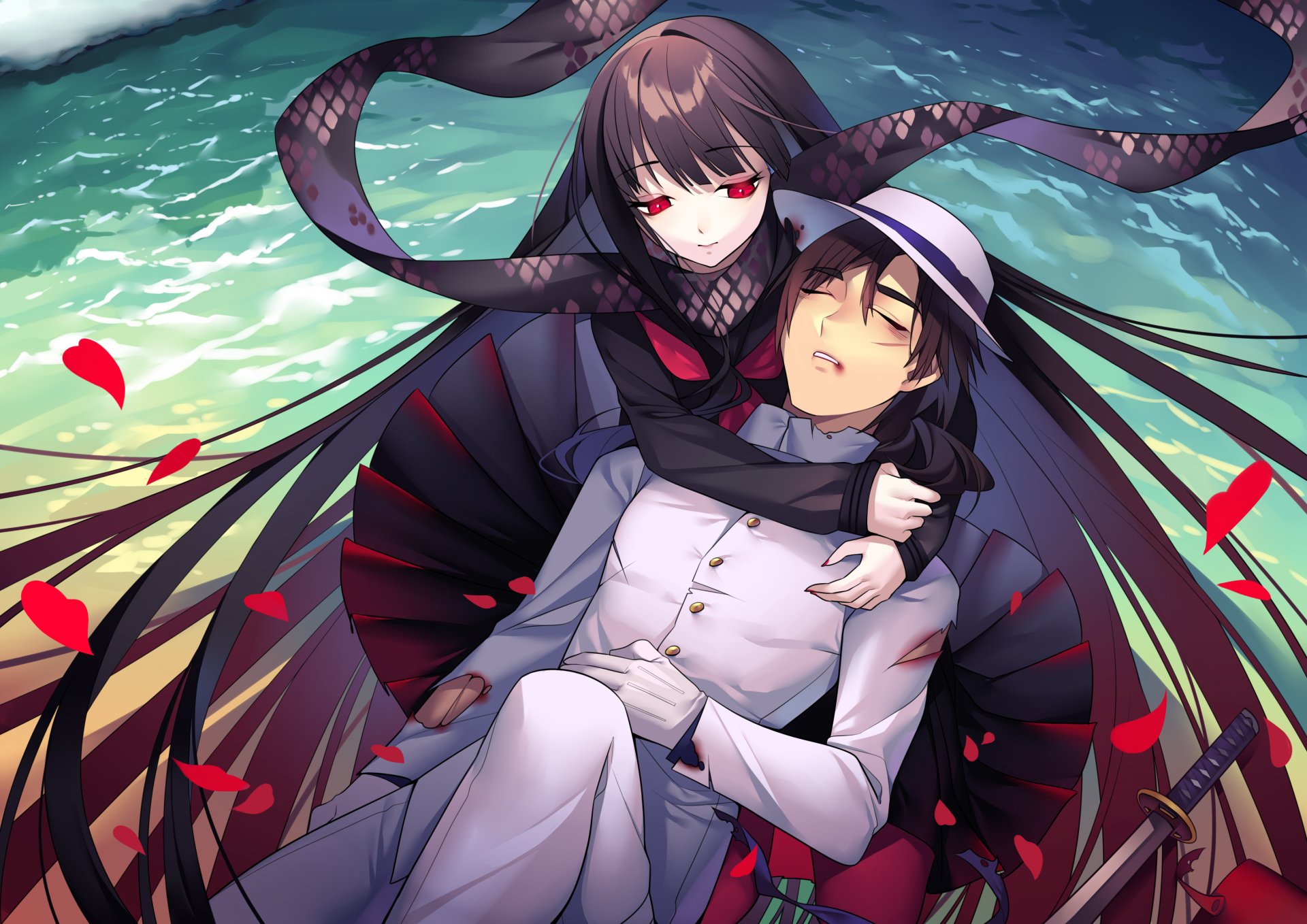 Sakamoto Ryōma & Oryou - Fate/Grand Order HD Anime Wallpaper by pate