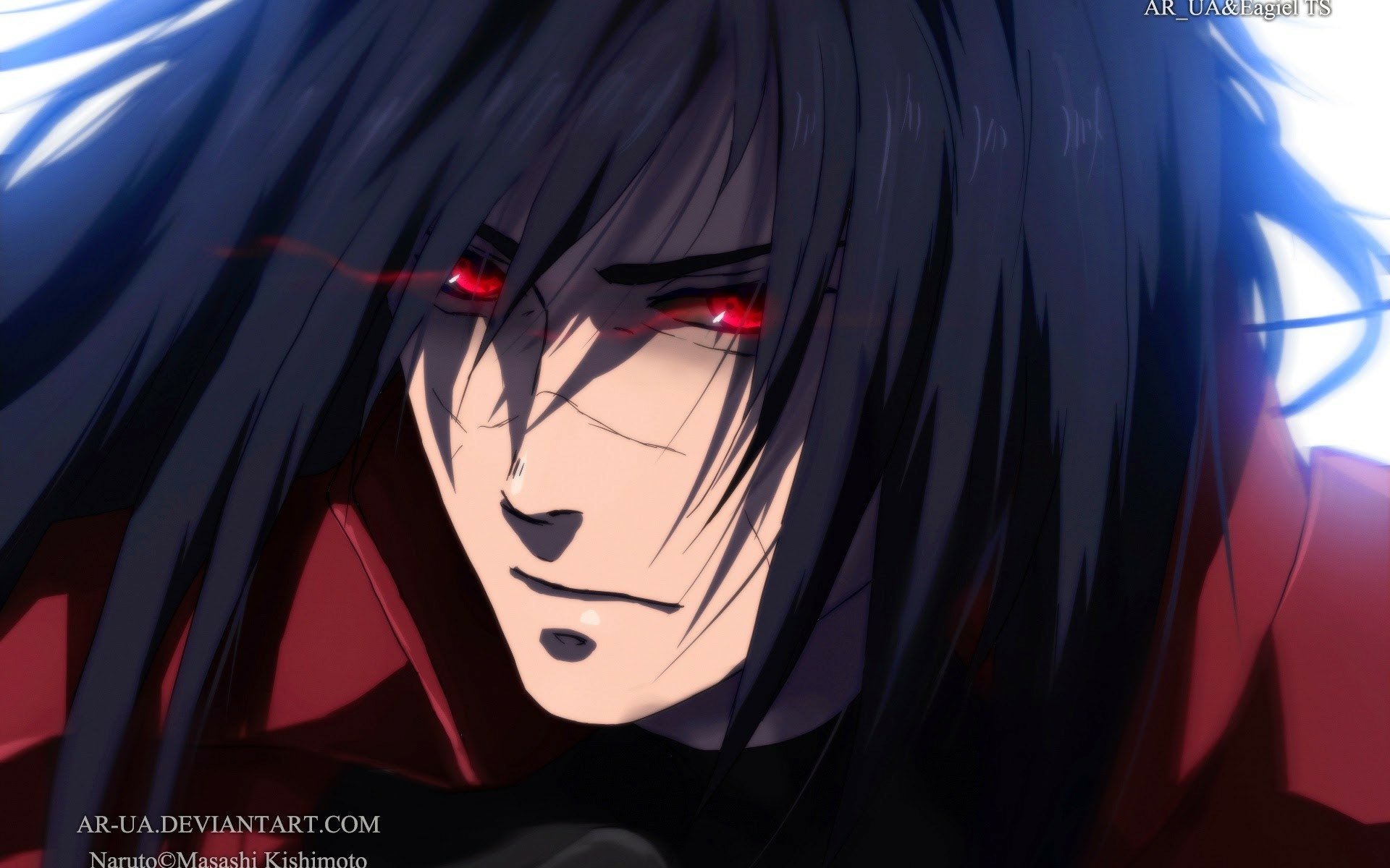 Madara Uchiha HD Wallpaper – Dark Power of Long Black Hair Anime Icon ...