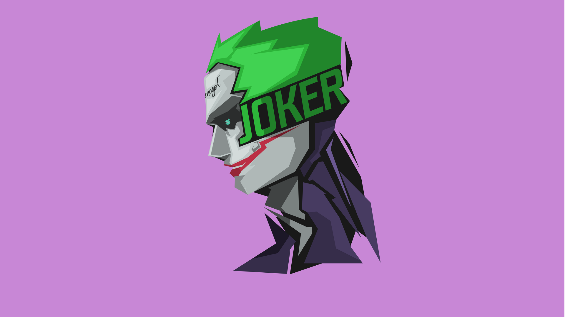 8K Ultra HD Joker Portrait – Iconic DC Comics Comic Art by BossLogic