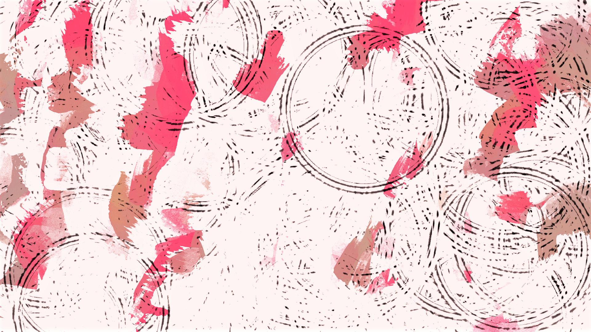 Circles on a Pink Color Sketch Background by lonewolf6738