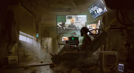 cyberpunk laptop screens Desktop Wallpapers, Phone Wallpaper, PFP, Gifs ...