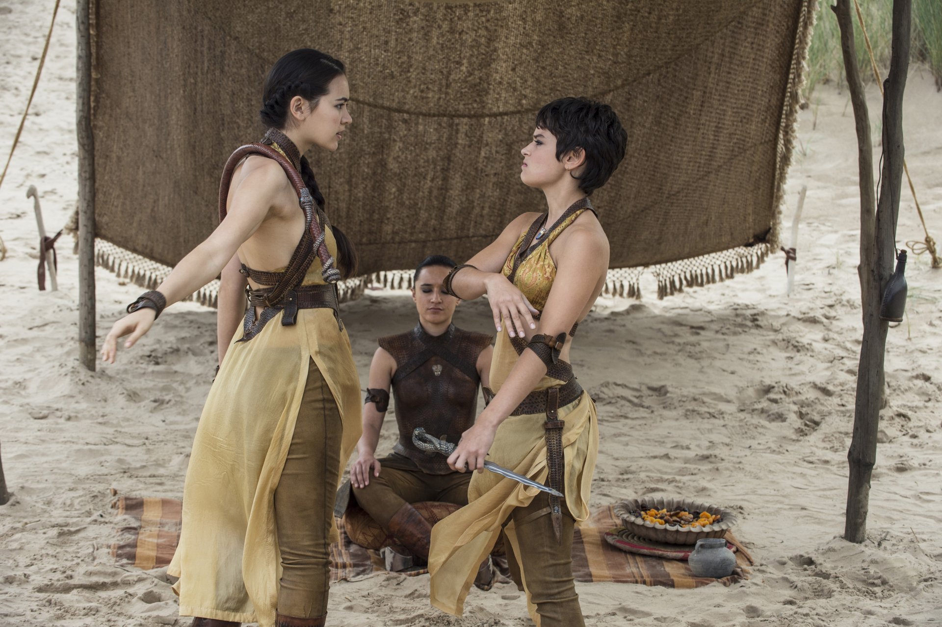 Download Nymeria Sand Tyene Sand Keisha Castle-Hughes Obara Sand TV Show Game Of Thrones 4k ...