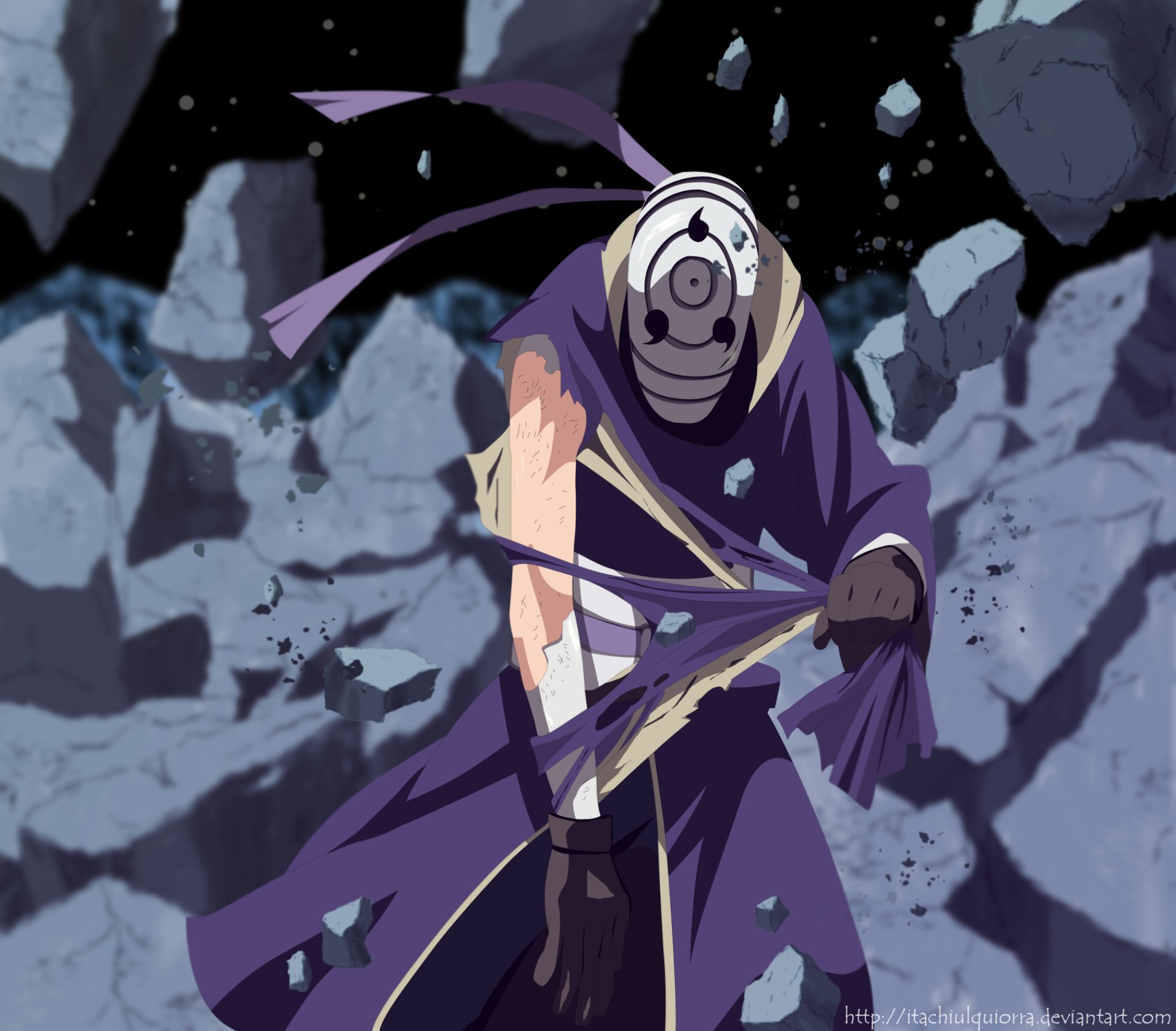 Obito Uchiha HD Wallpaper – Epic Naruto Anime Action Scene by ...