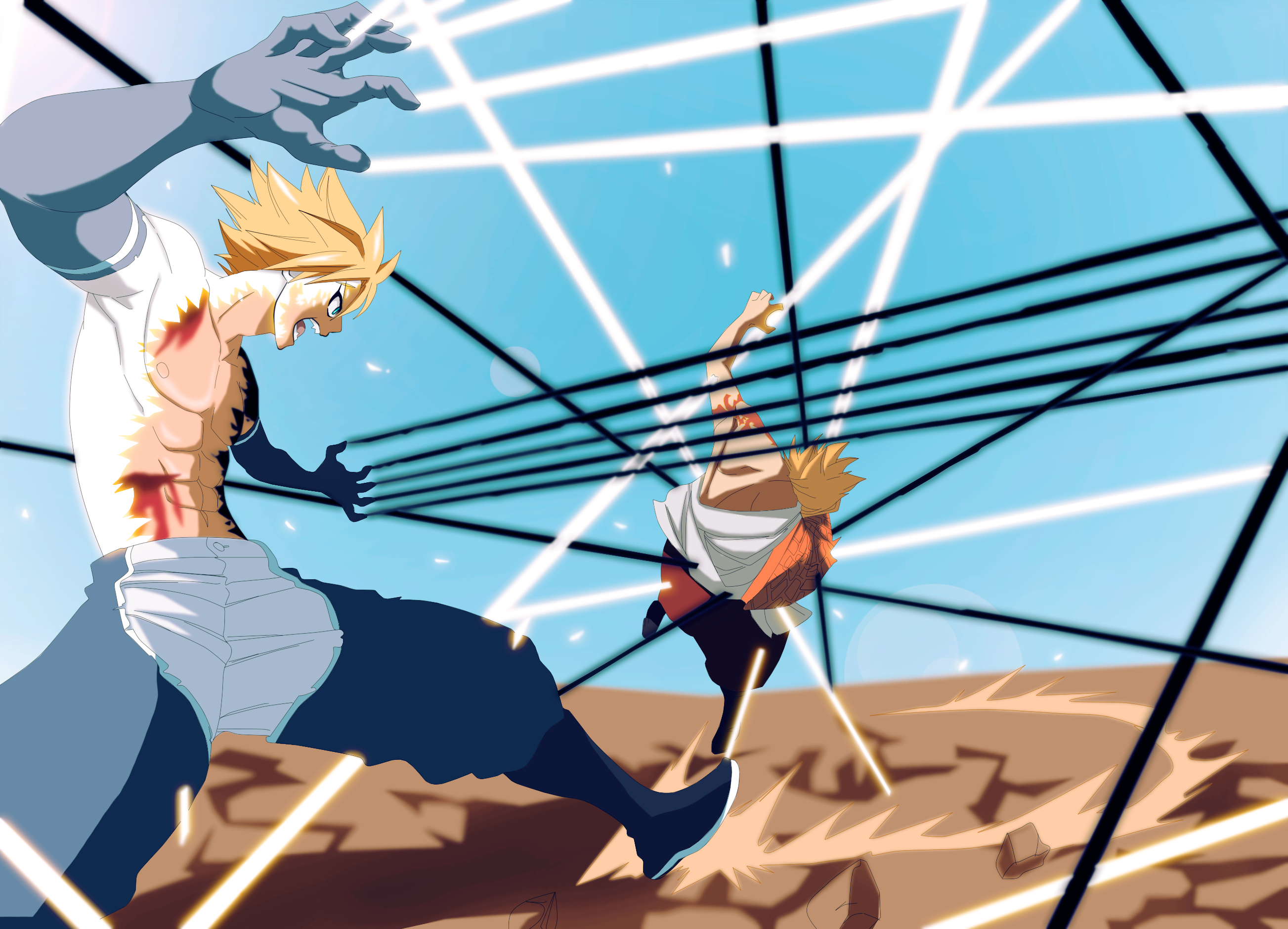 Download Larcade Dragneel Sting Eucliffe Anime Fairy Tail HD Wallpaper ...