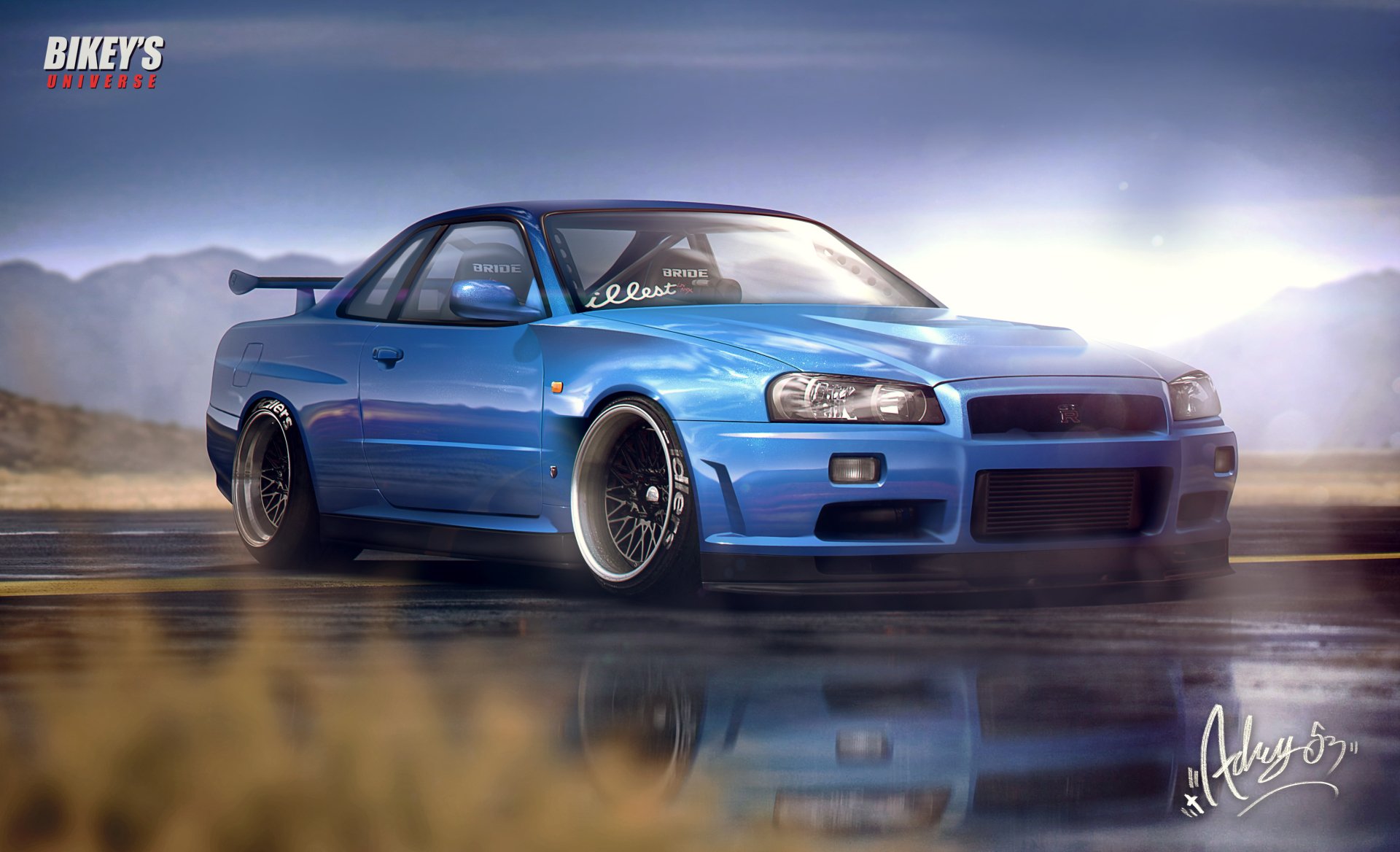 Download Vehicle Nissan Skyline GT-R HD Wallpaper by Timothy Adry Emmanuel