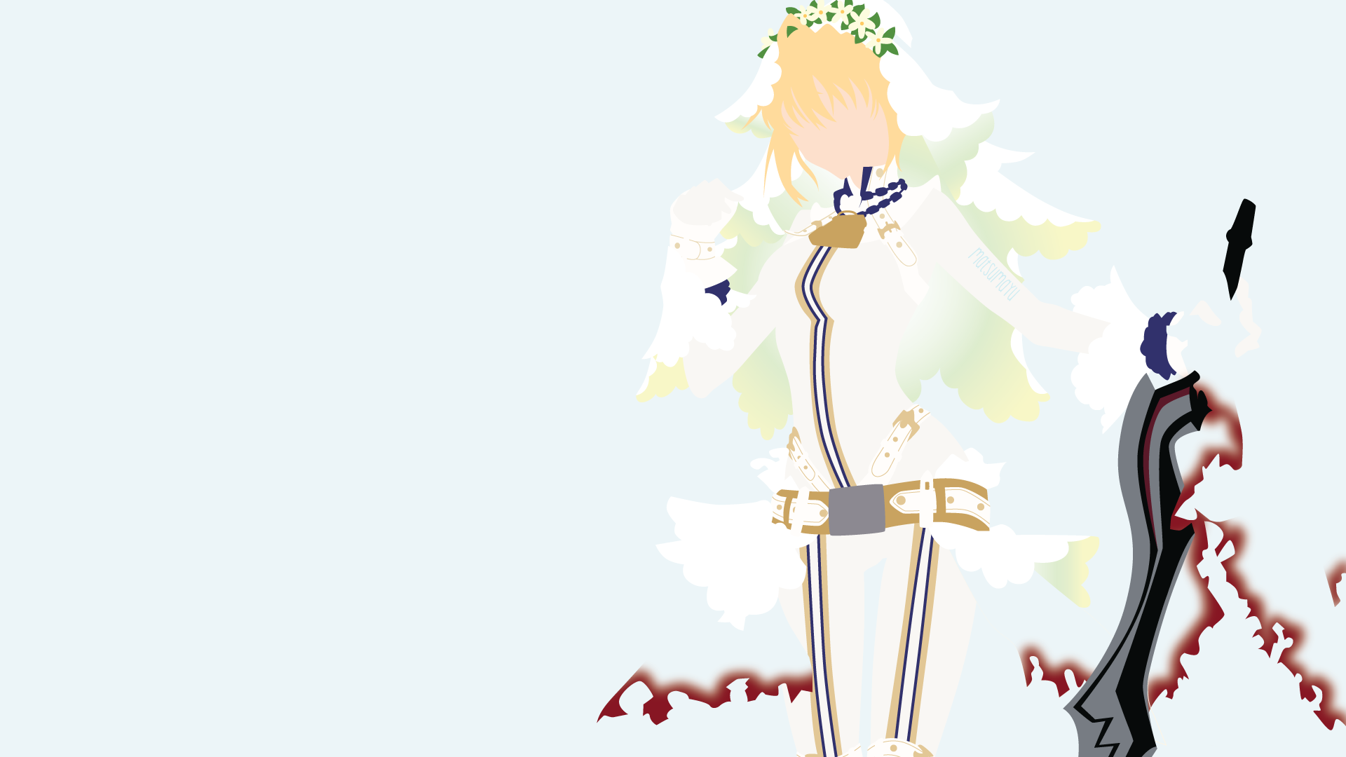 Download Saber Bride Nero Claudius Anime Fate/Extra CCC HD Wallpaper by ...