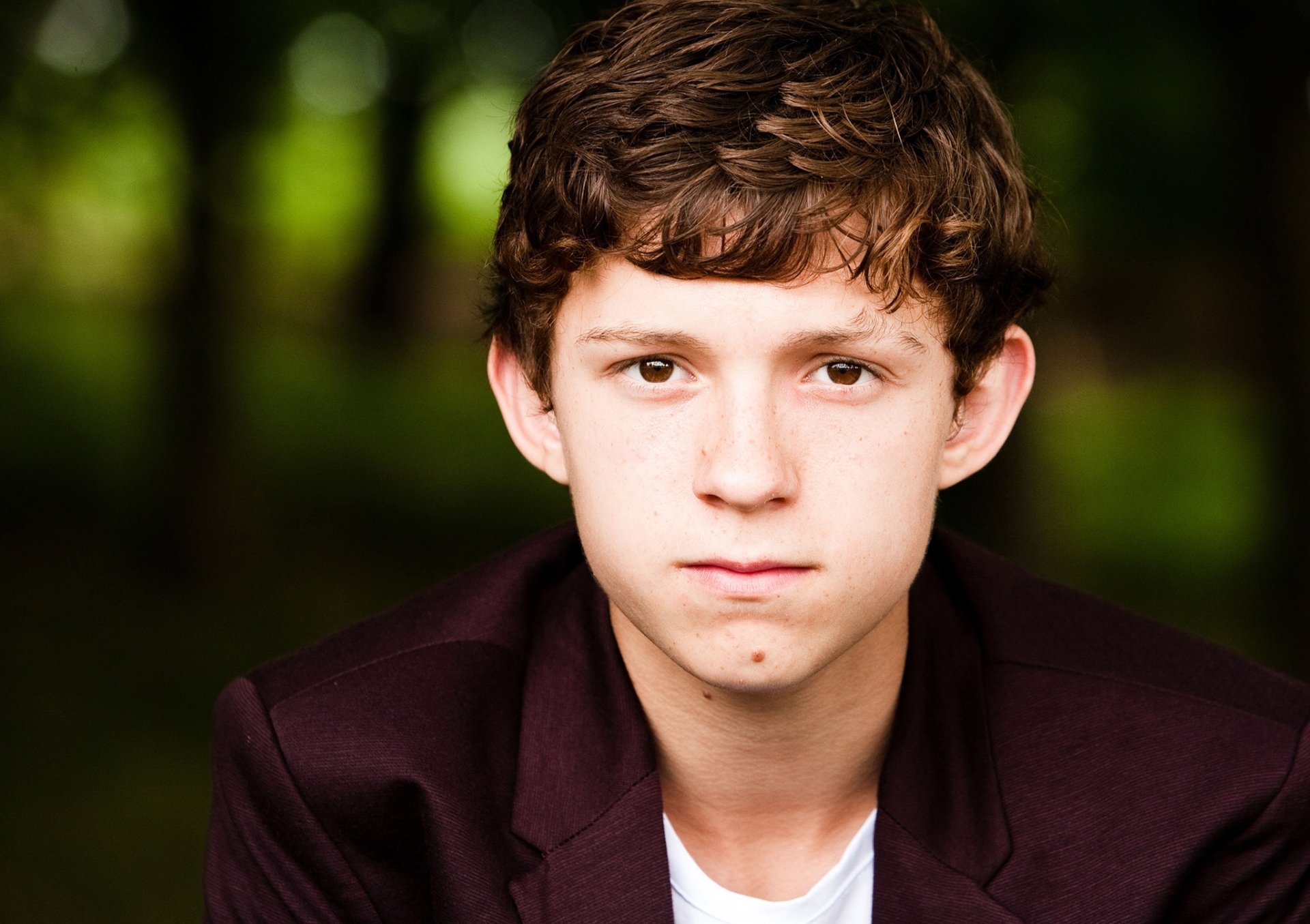 Download English Face Actor Celebrity Tom Holland HD Wallpaper ...