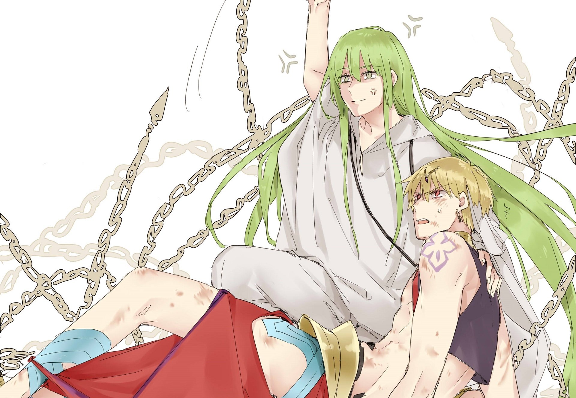 Epic Clash: False Lancer & Enkidu vs Gilgamesh – Fate/Grand Order HD ...