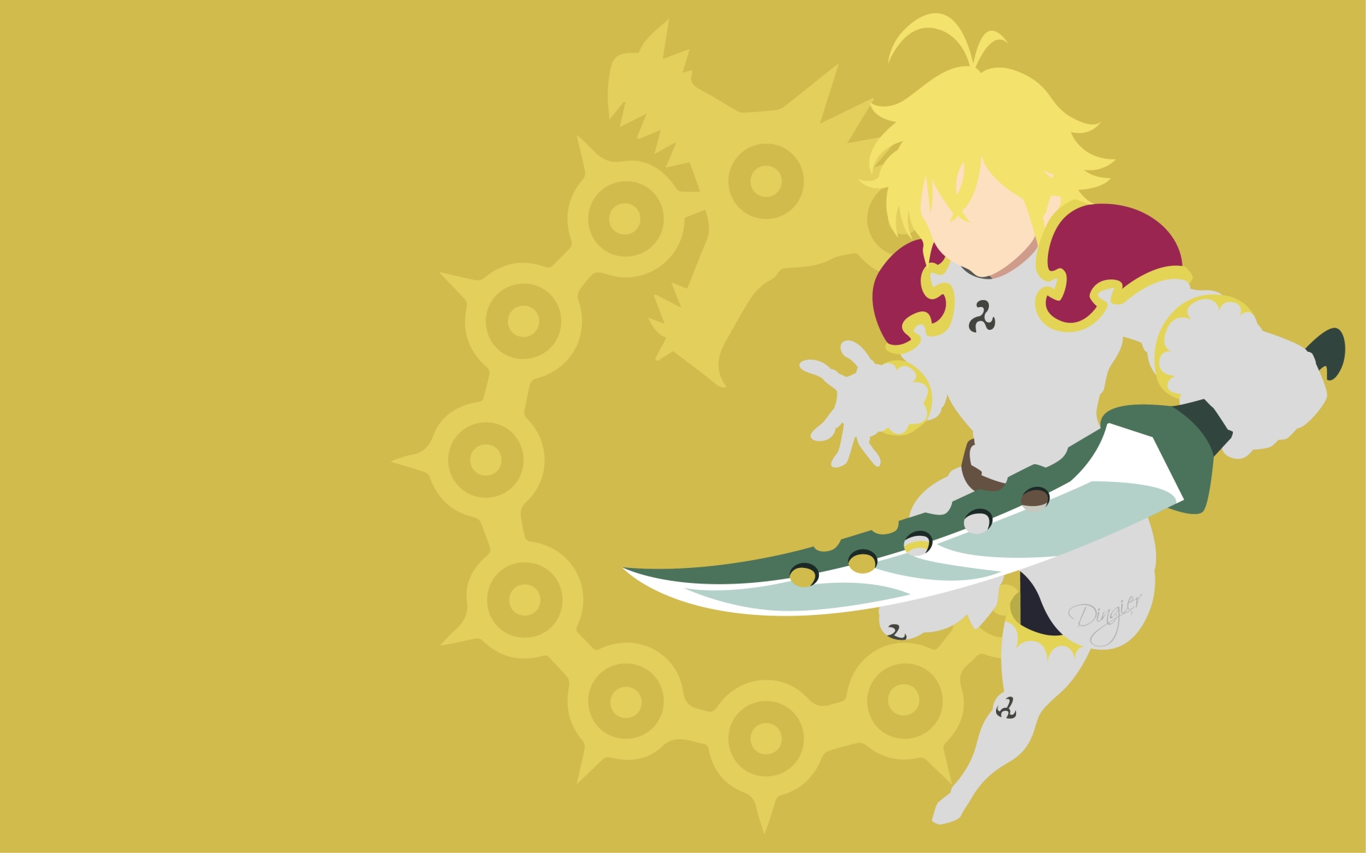 4K Ultra HD Meliodas Wallpaper – The Seven Deadly Sins Anime Art by ...