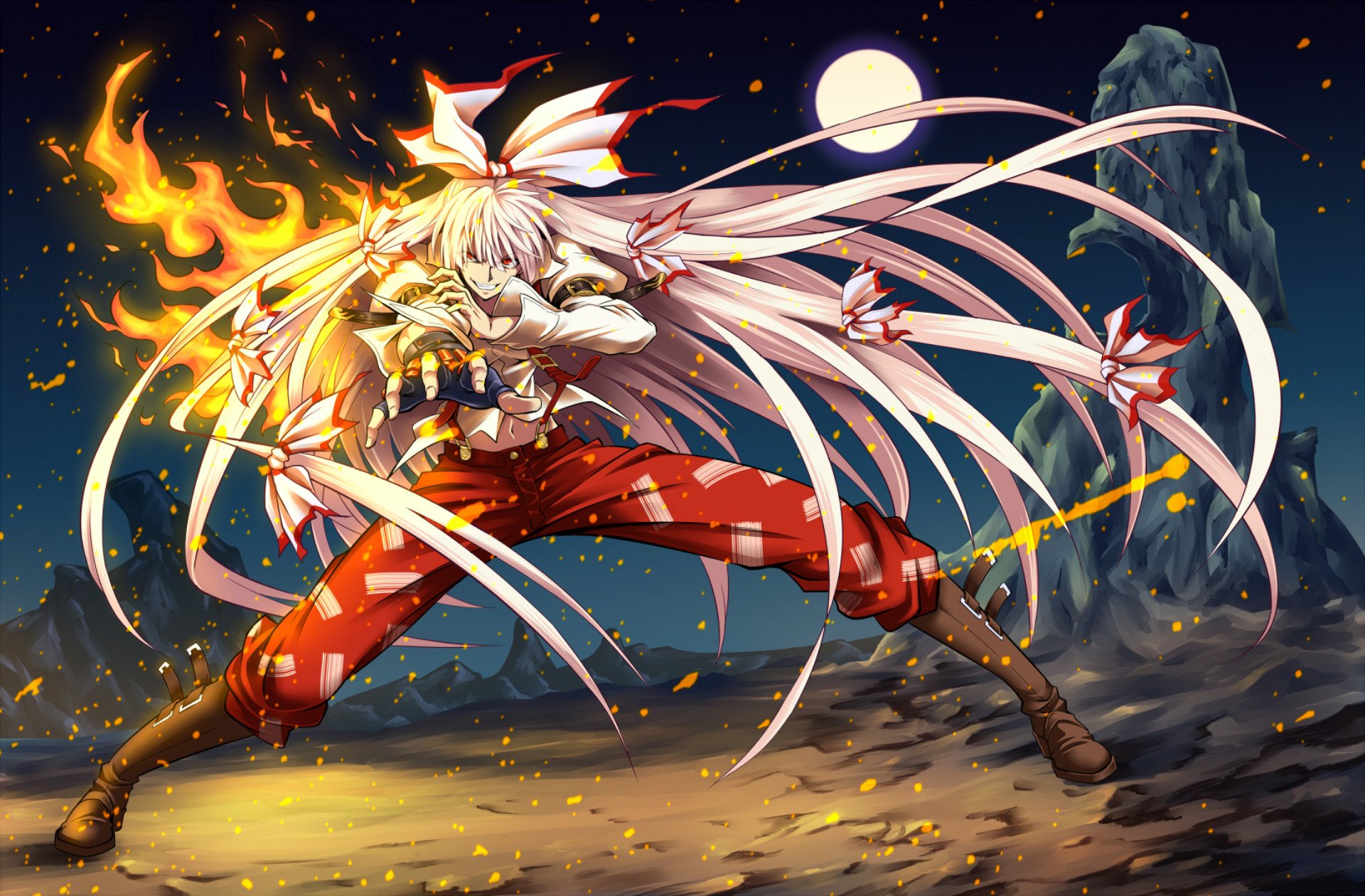 Anime Touhou HD Wallpaper