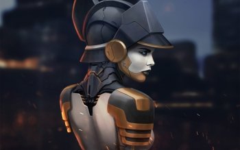 Sci Fi Cyborg Pfp by Dave Arredondo