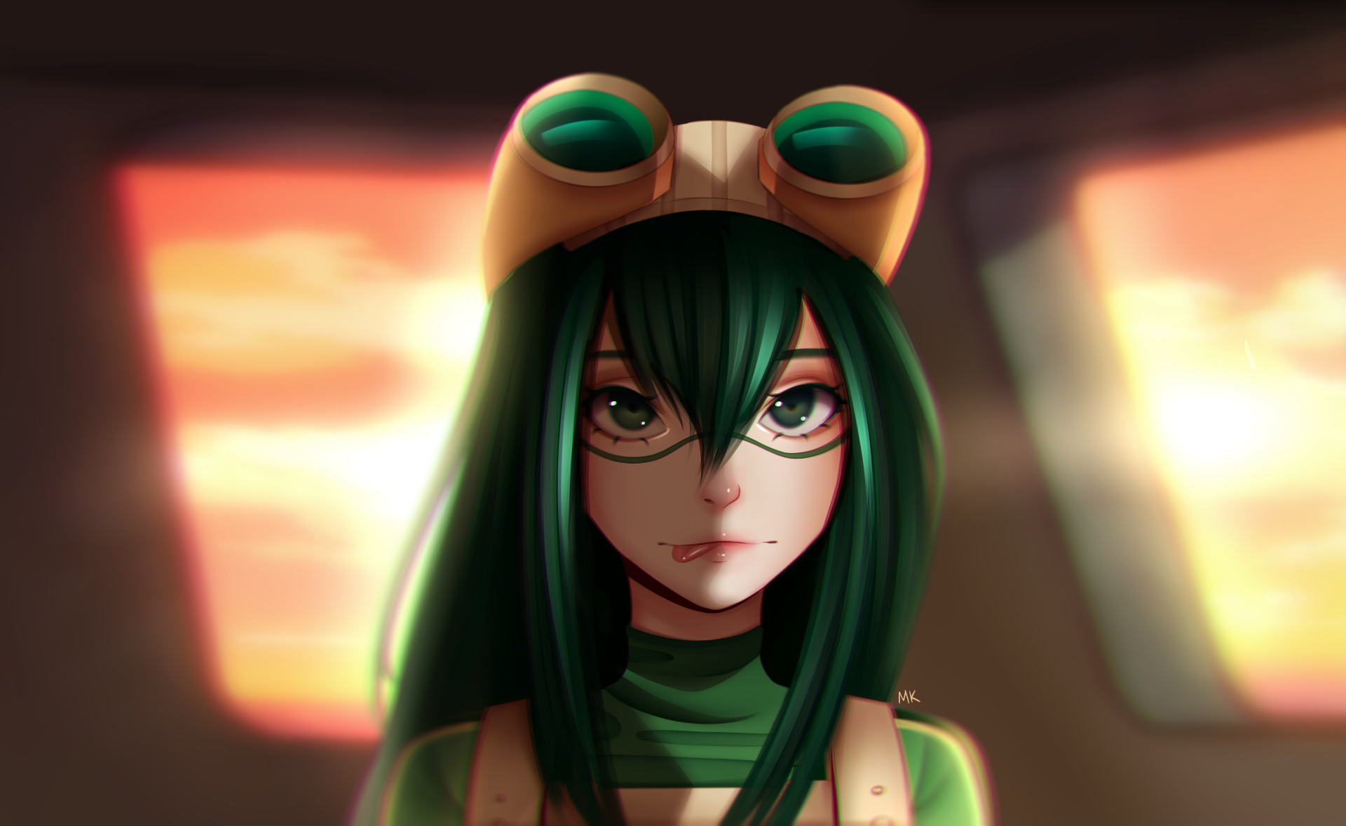 Download Tsuyu Asui Anime My Hero Academia 4k Ultra HD Wallpaper by Katy