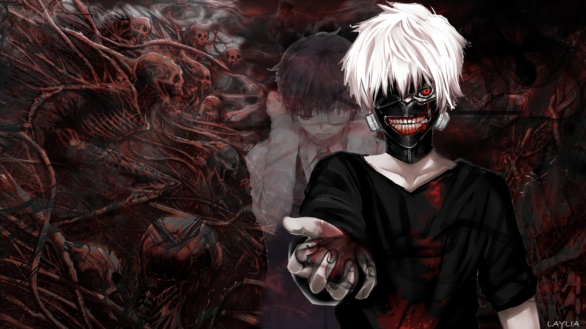 Download Ken Kaneki Anime Tokyo Ghoul HD Wallpaper