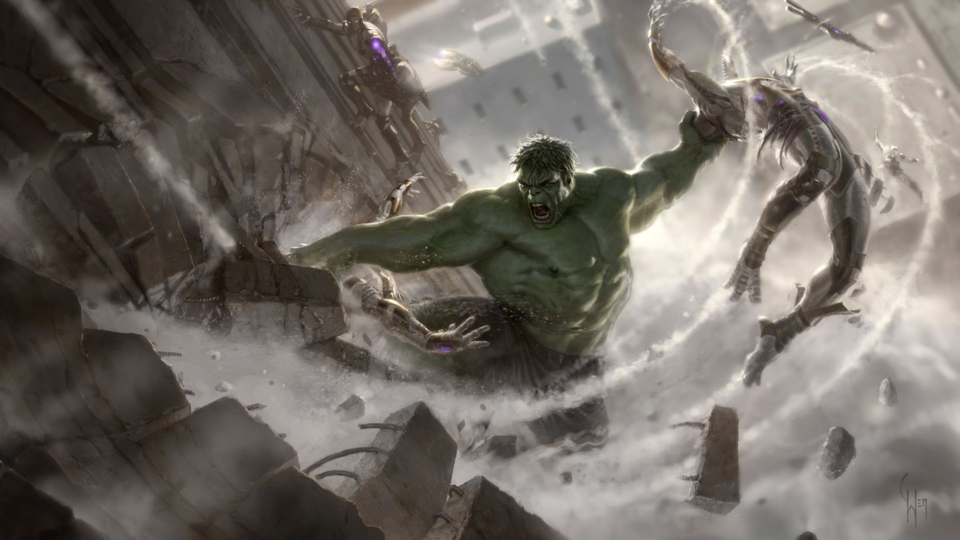 Hulk — Avengers Movie 5K Ultra HD Rampage by Ryan Meinerding