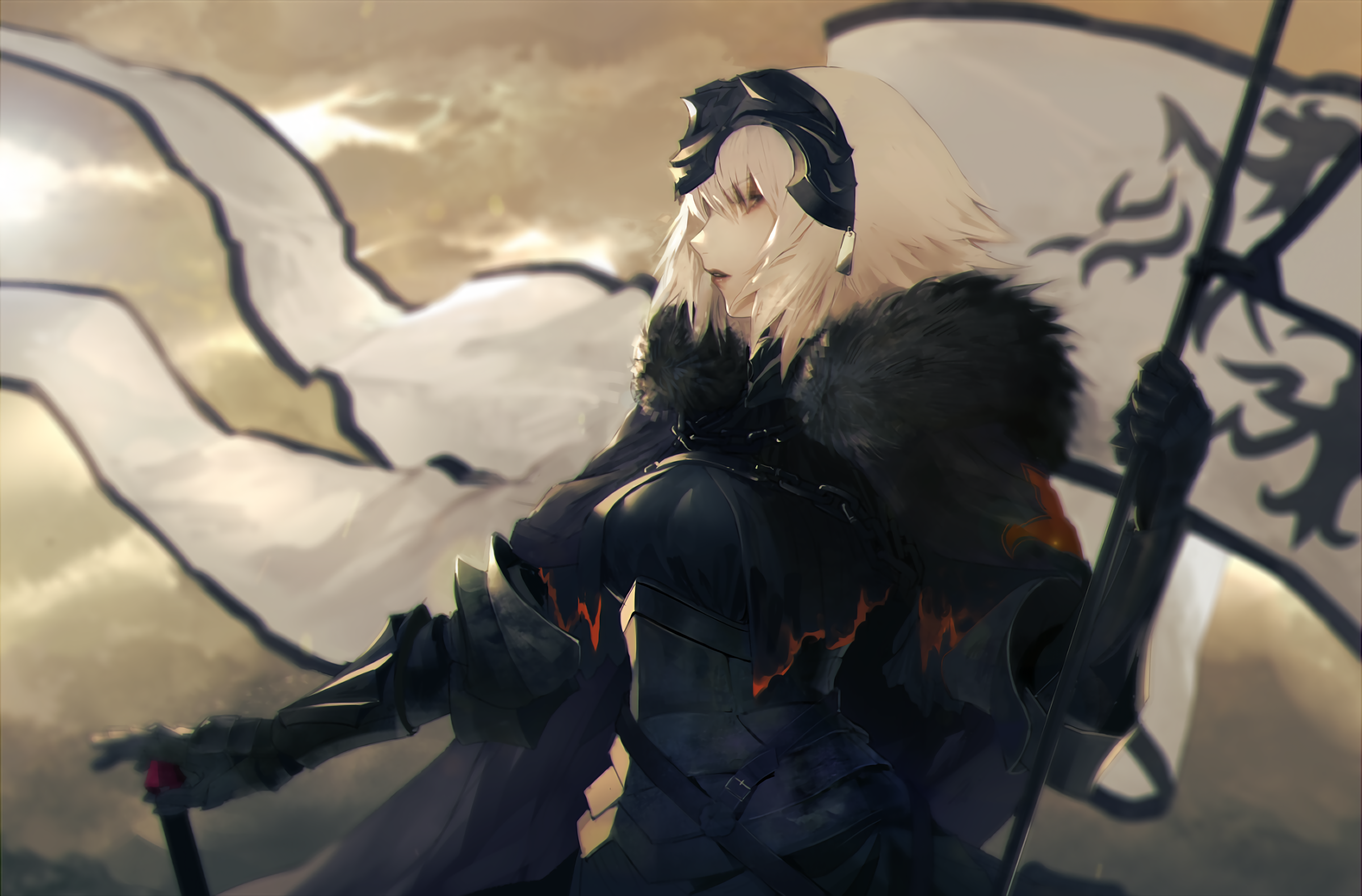 Jeanne d'Arc Alter – Fierce White-Haired Warrior | Fate/Grand Order HD ...