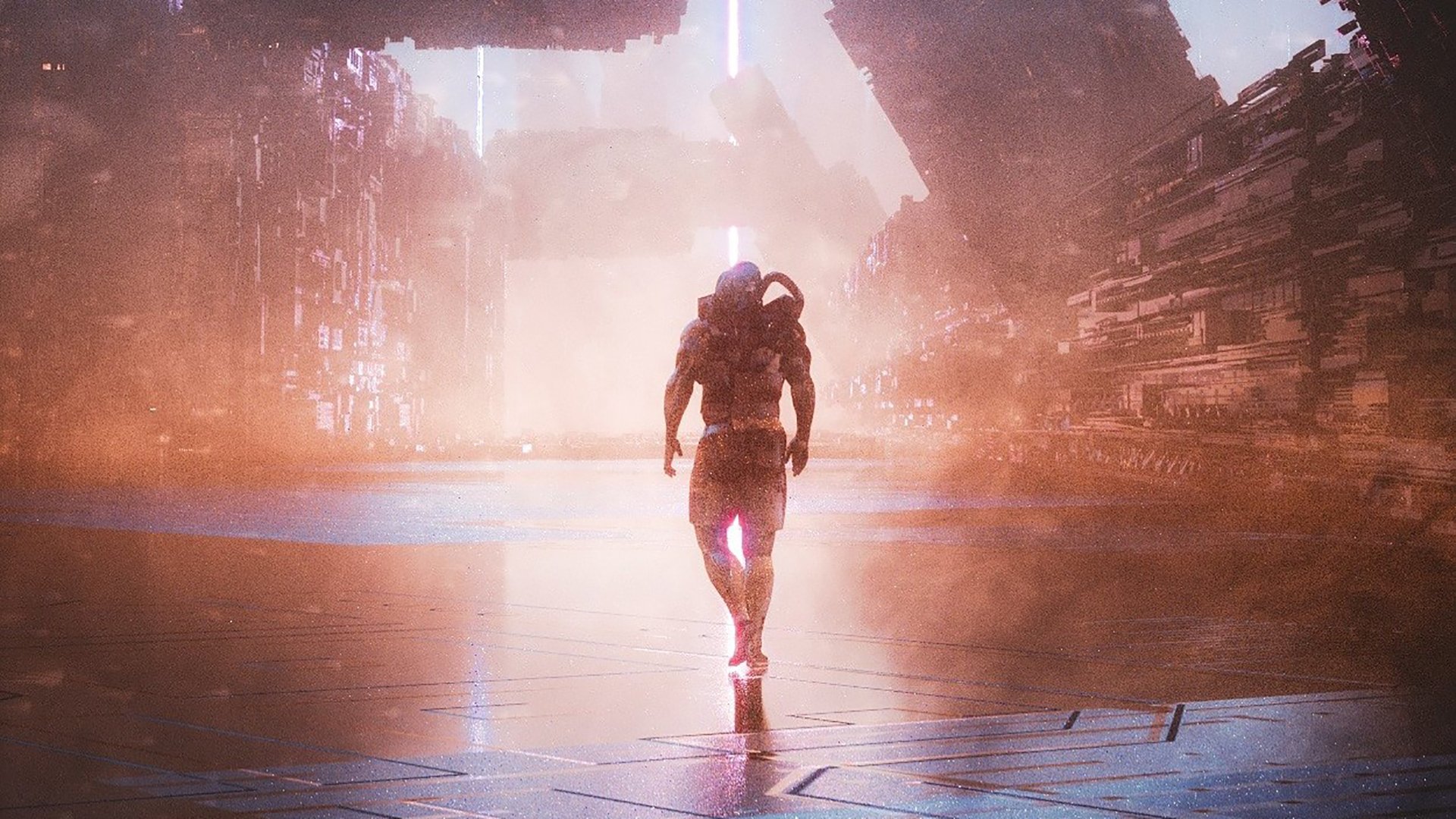 Download Futuristic Soldier Sci Fi Men HD Wallpaper by Sarper Baran