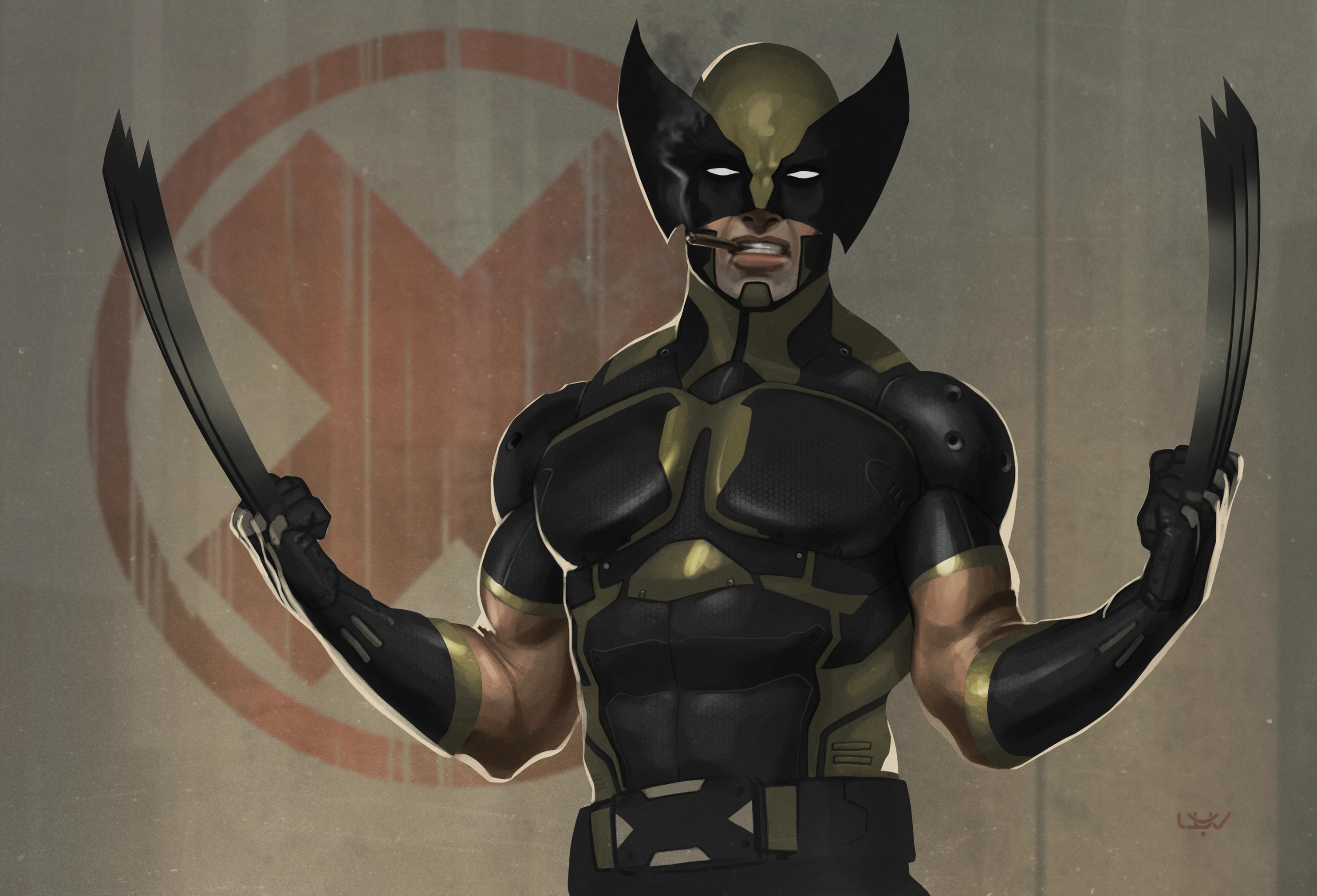 Download Comic Wolverine HD Wallpaper by Yvan Quinet