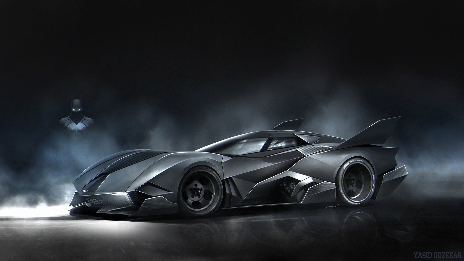Download Batmobile Comic Batman HD Wallpaper by Al Yasid Oozeear