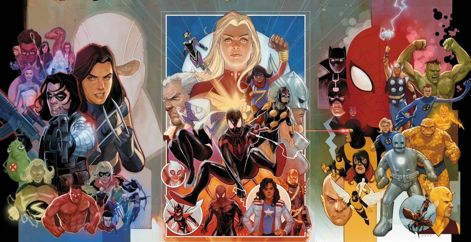 Download Comic Marvel Comics HD Wallpaper by Phil Noto