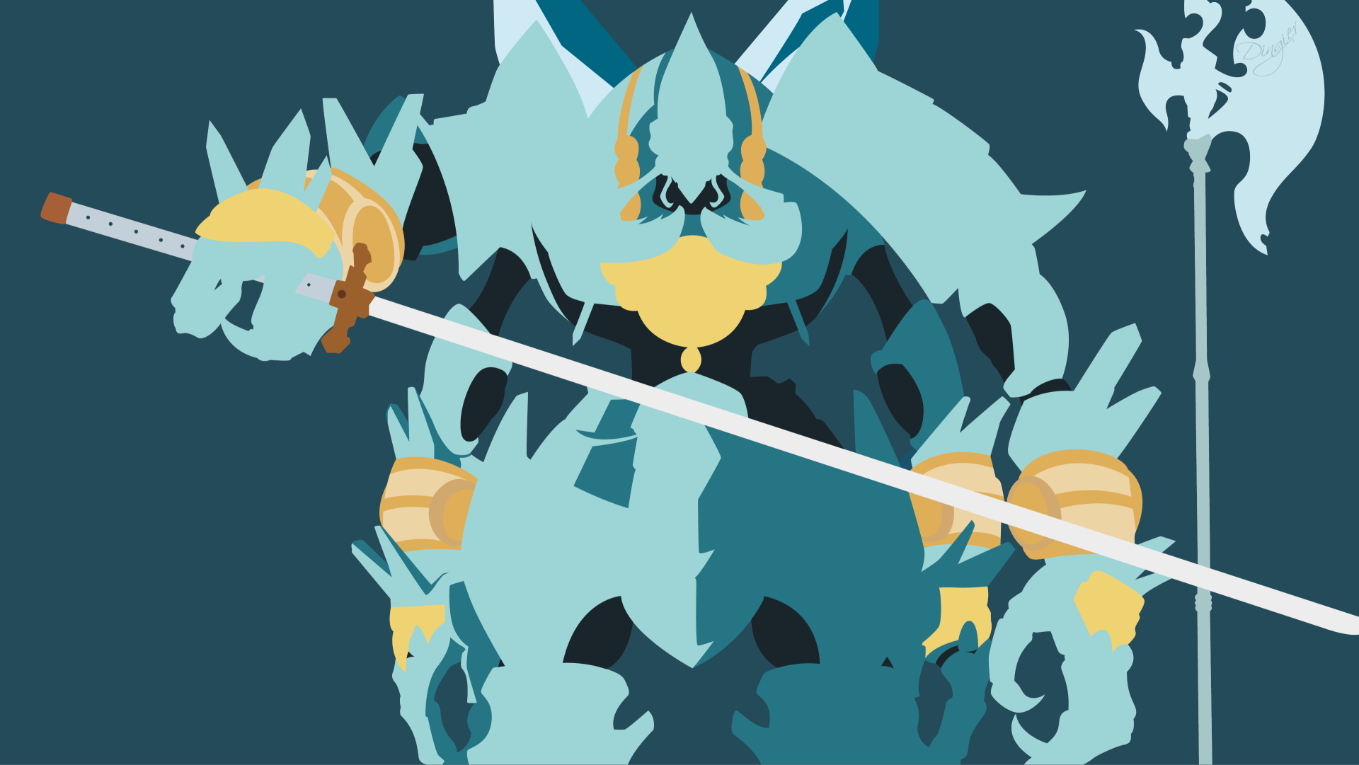 Cocytus in 4K Ultra HD – Epic Overlord Anime Wallpaper by Linnea Eveliina