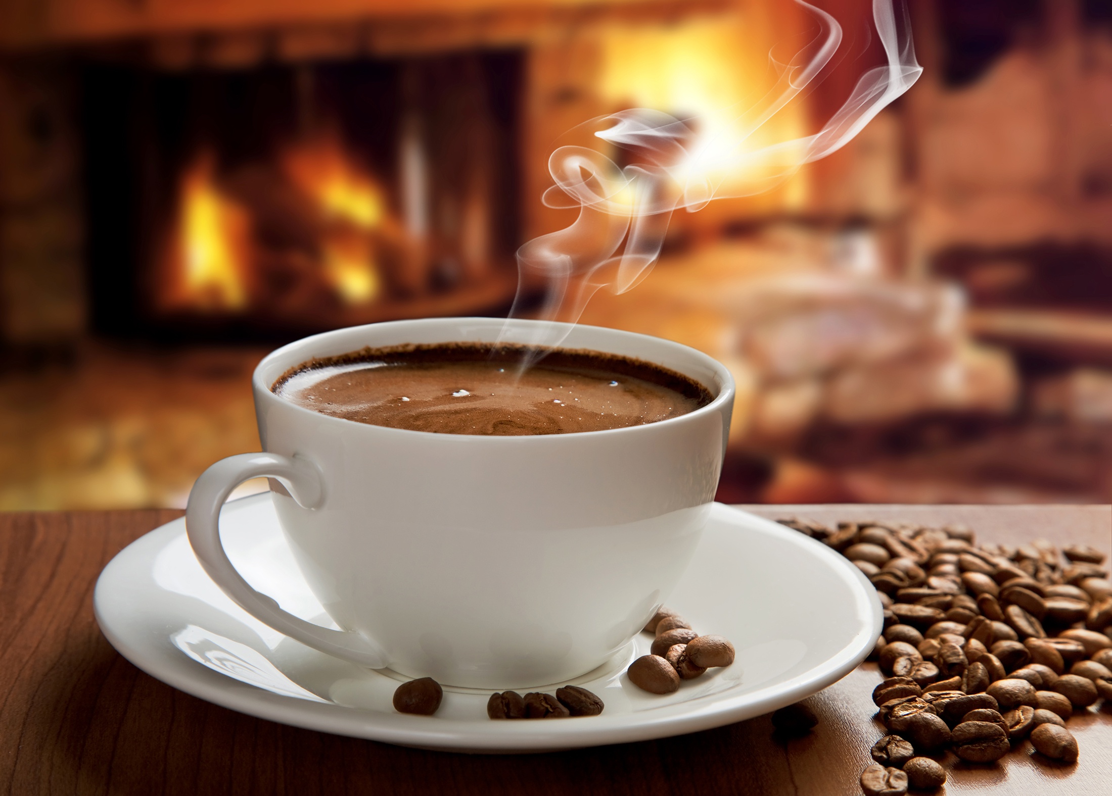 Download Coffee Beans Cup Food Coffee HD Wallpaper