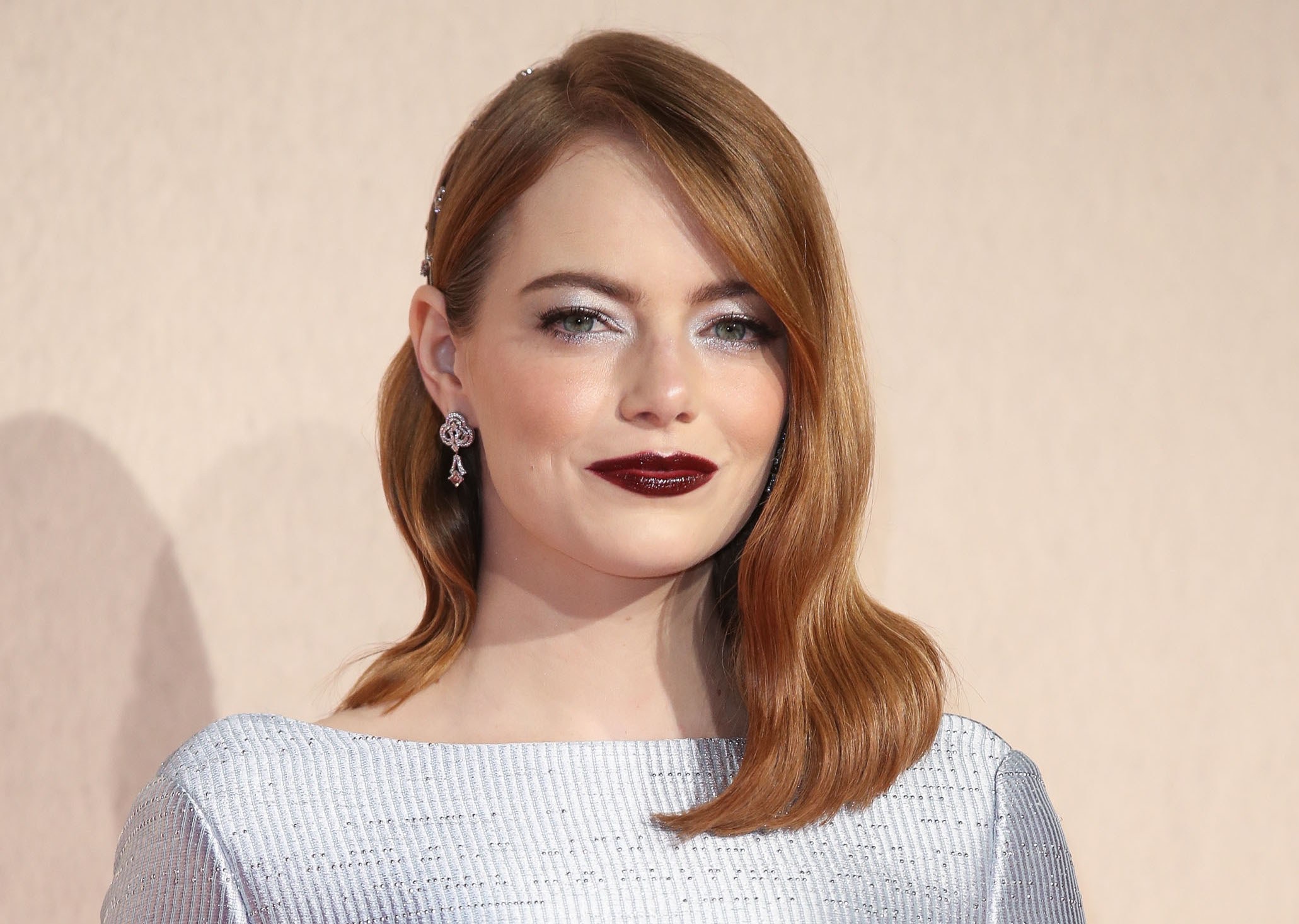 Download Smile Lipstick Redhead American Actress Celebrity Emma Stone ...