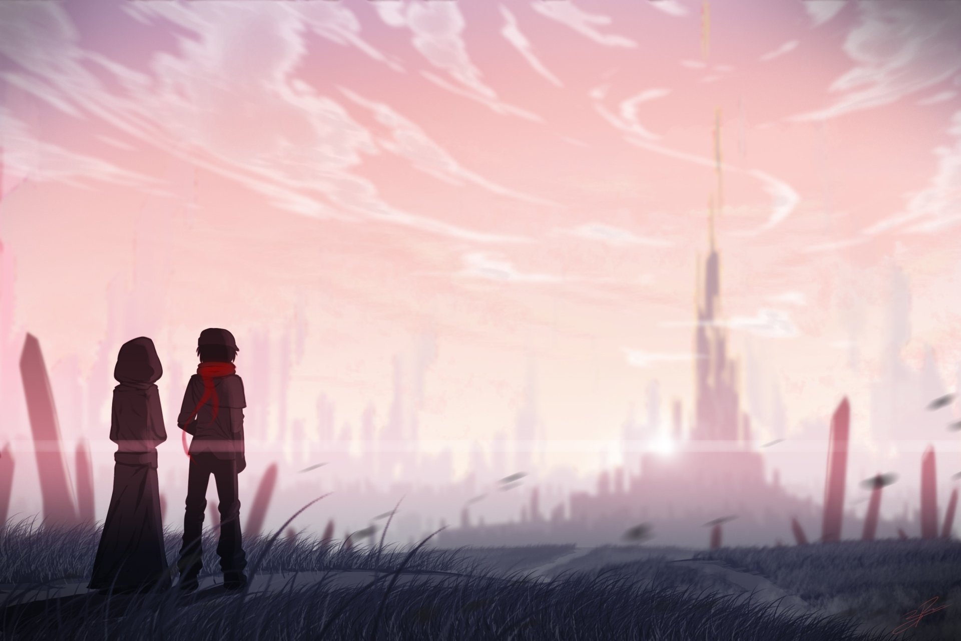 Download Anime Original HD Wallpaper by Zhao-P