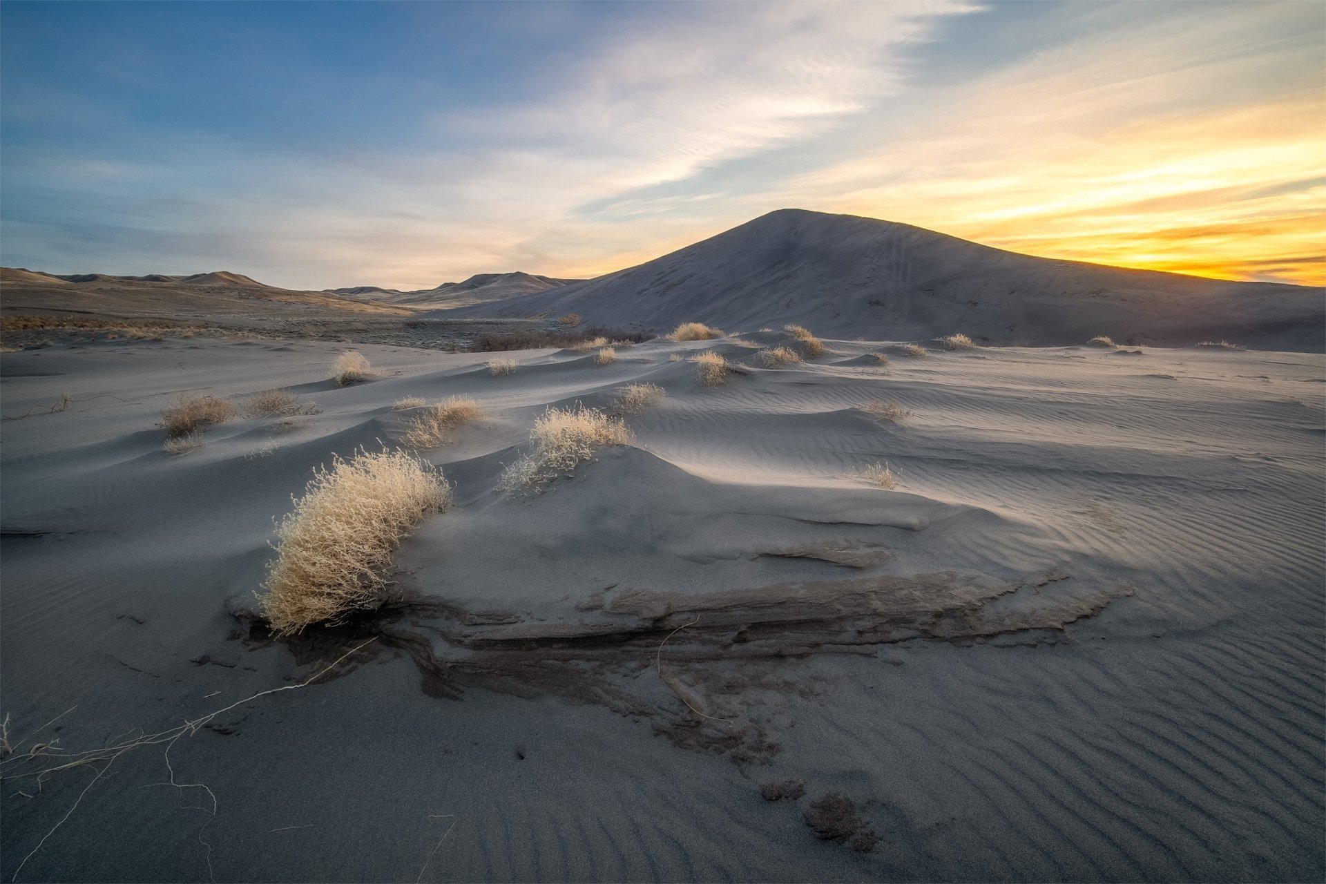 Download Sand Dune Landscape Sand Nature Desert HD Wallpaper