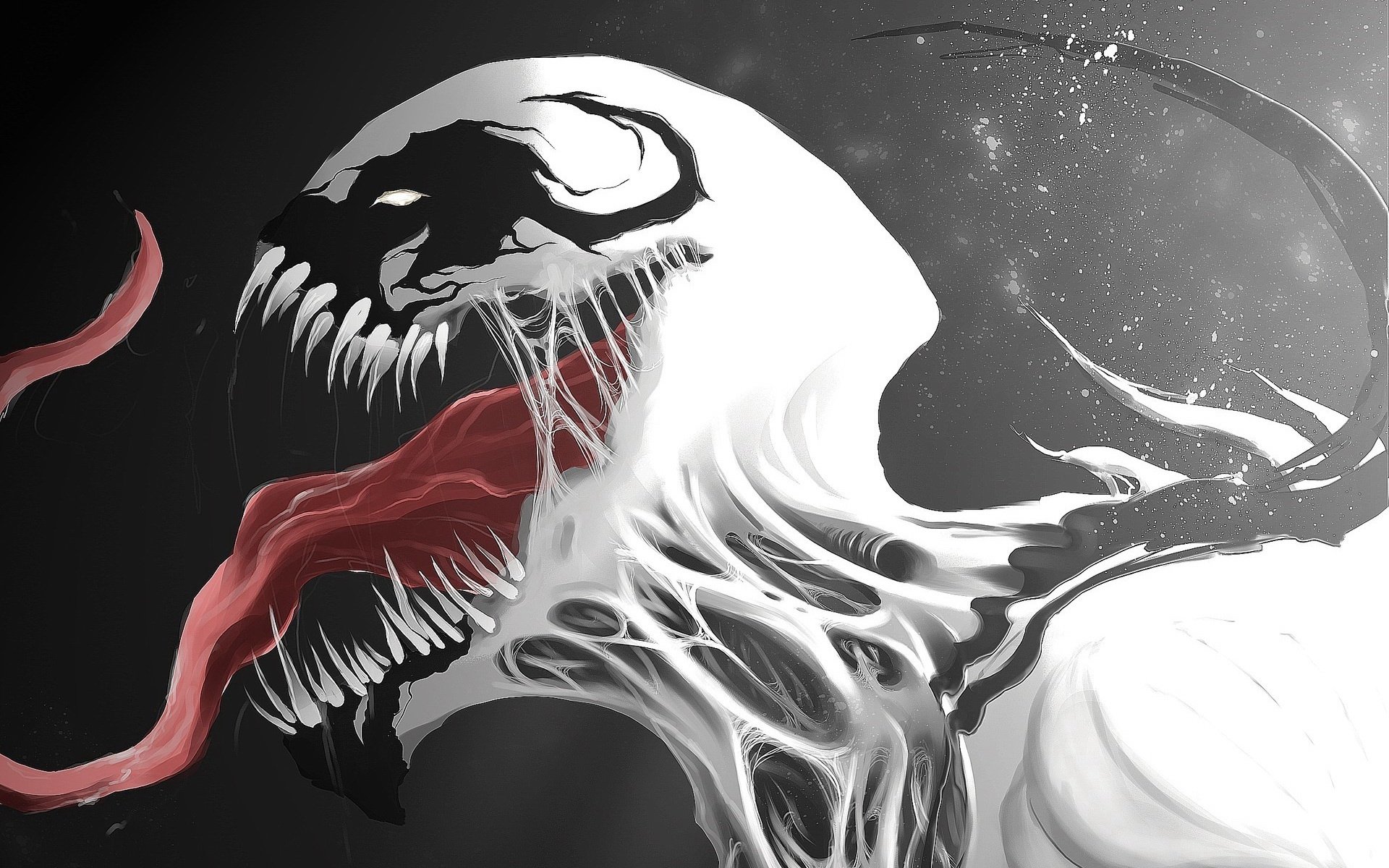 Venom Unleashed: HD Comic Wallpaper