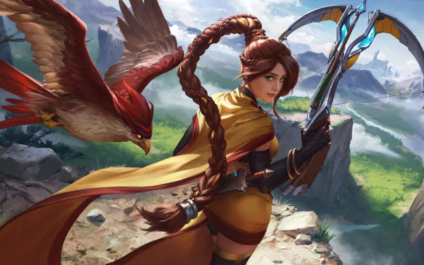 Vayne Crossbow HD Wallpaper - League of Legends by Chengwei Pan