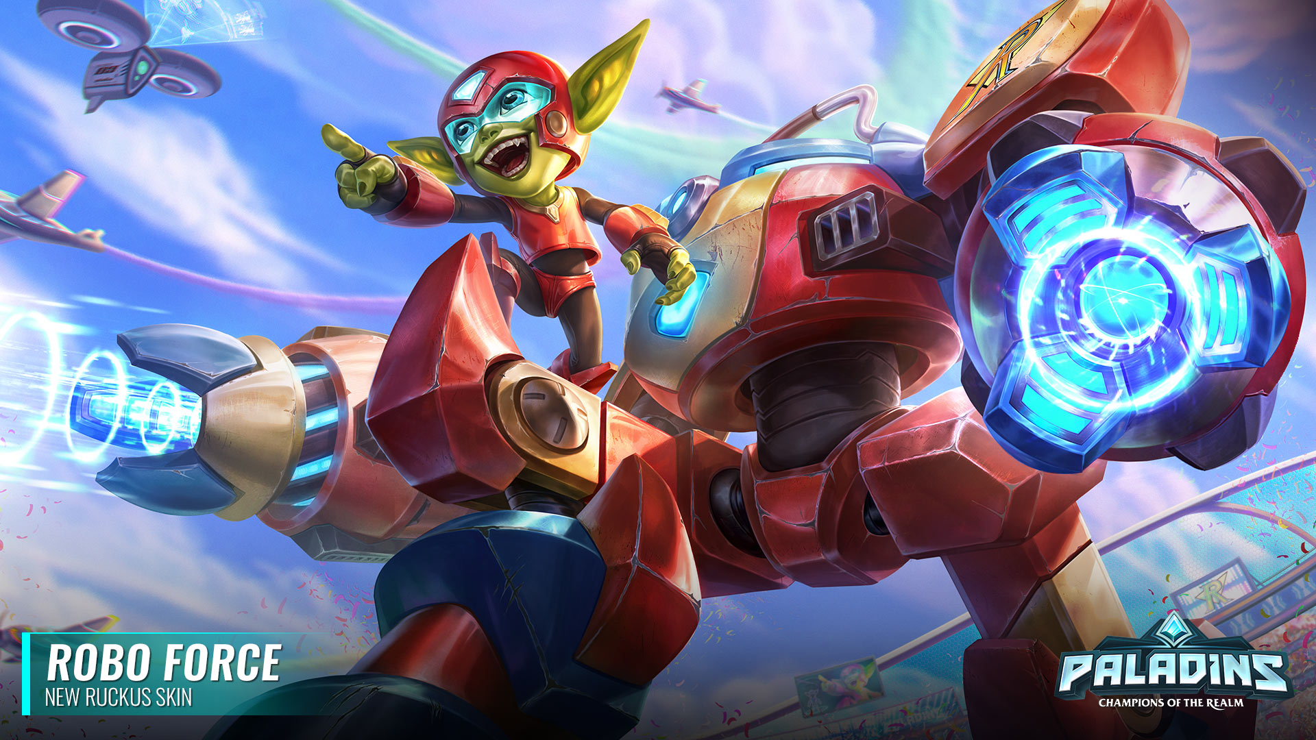 Download Ruckus (Paladins) Paladins Video Game HD Wallpaper