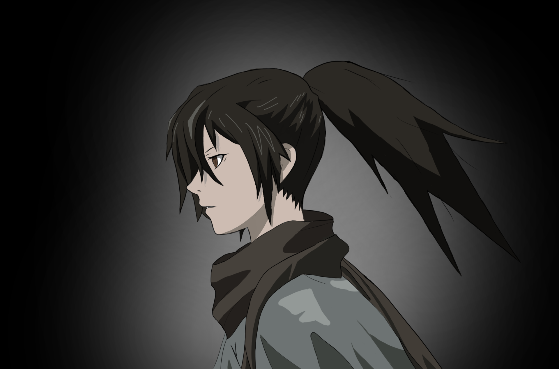 Hyakkimaru in Shadow – HD Dororo Anime Wallpaper by TOKER