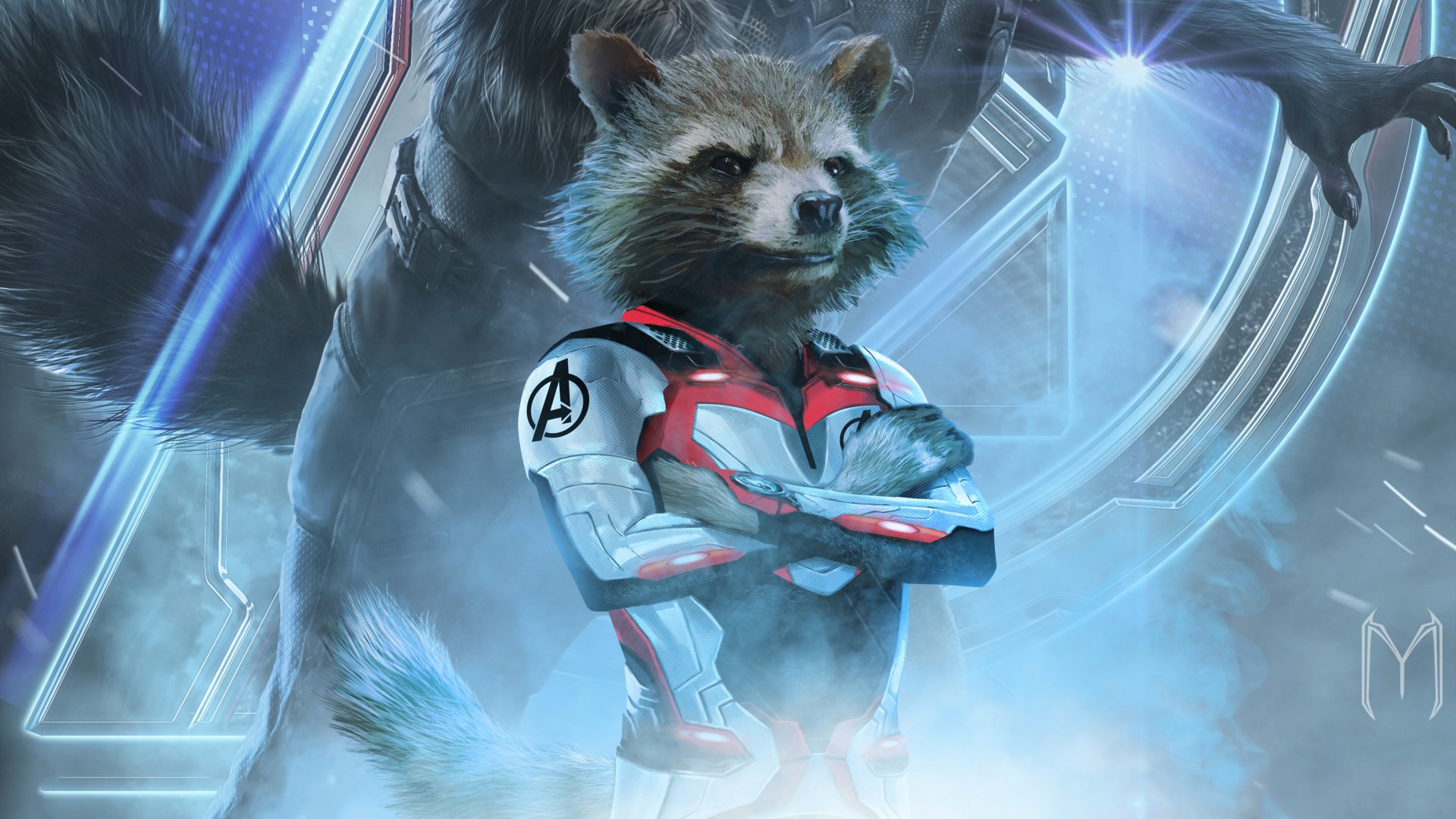 Rocket Raccoon Avengers EndGame HD Wallpaper